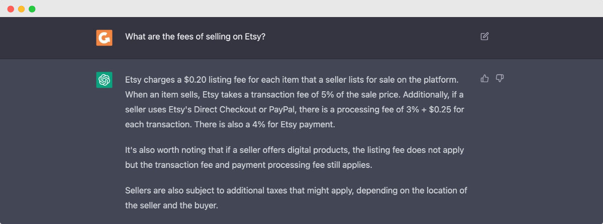 A Beginner’s Guide - ChatGPT For Your Etsy Shop (Prompts & Examples)